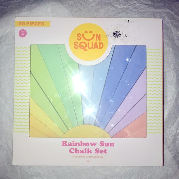 Office | 2pc Sidewalk Rainbow Sun Chalk Set Sun Squad | Poshmark